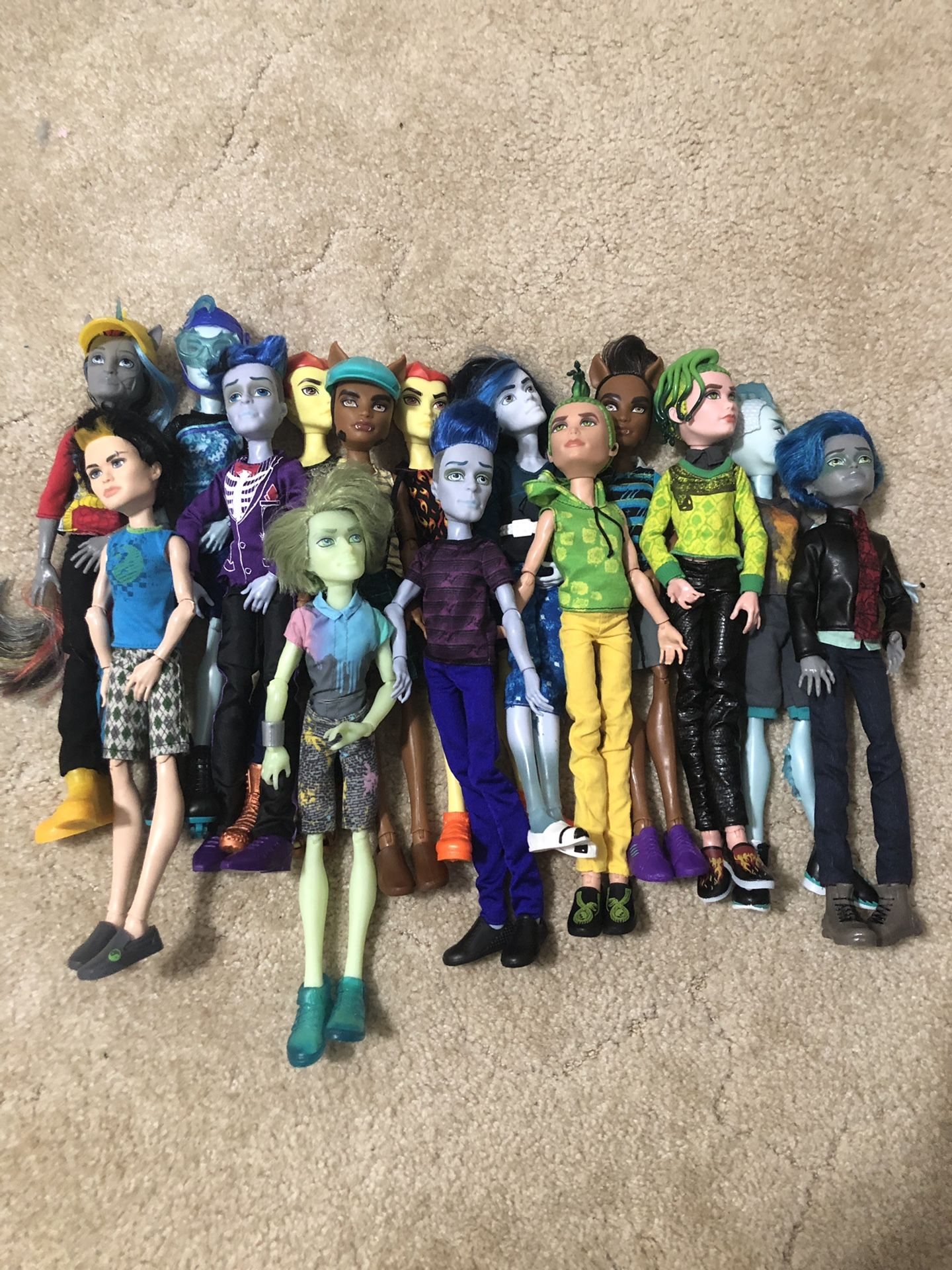 New Monster High Male Dolls