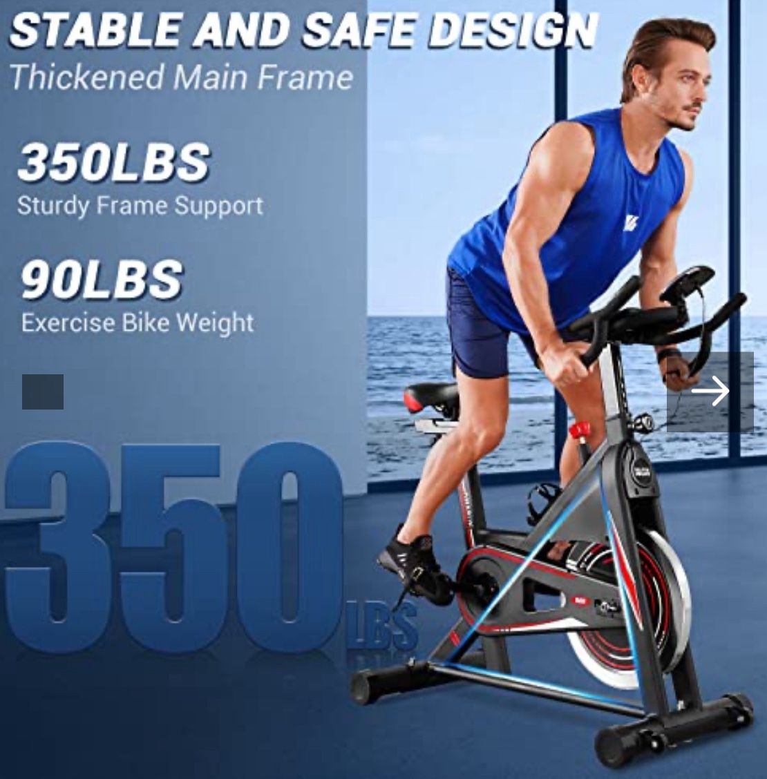Dmasun Stationary Exercise Bike Bikes & Cycling