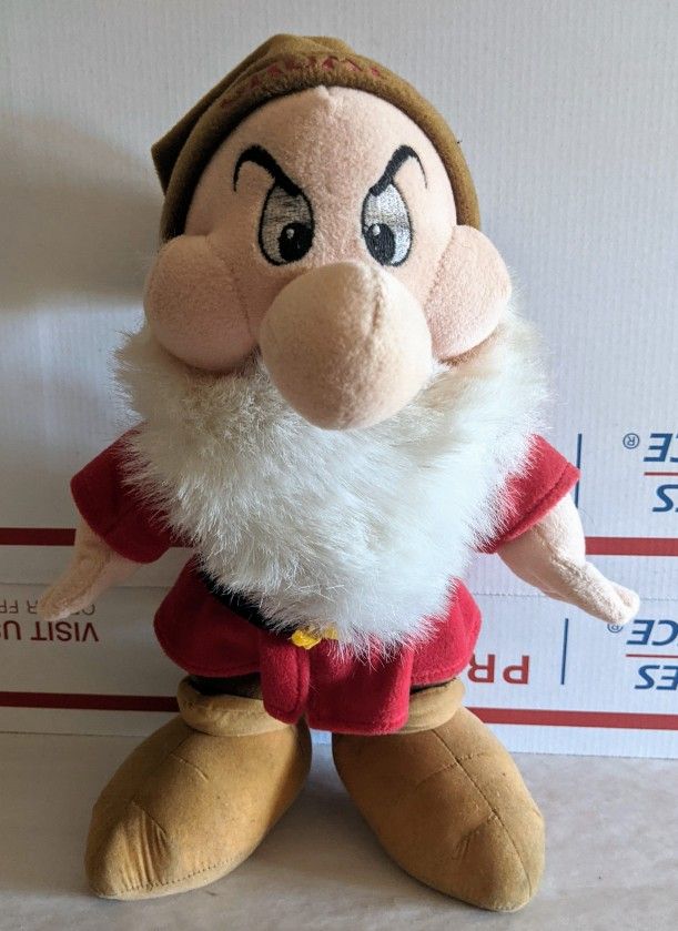 Disney Store Snow White & Seven Dwarfs Grumpy Stuffed Plush Toy. for Sale in Queen Creek, AZ ...