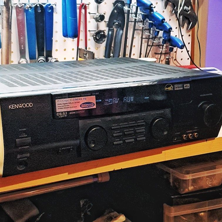 Kenwood Digital Amplifier Reciever Pro Logic II 5.1 Cinema 100w X 5 for ...