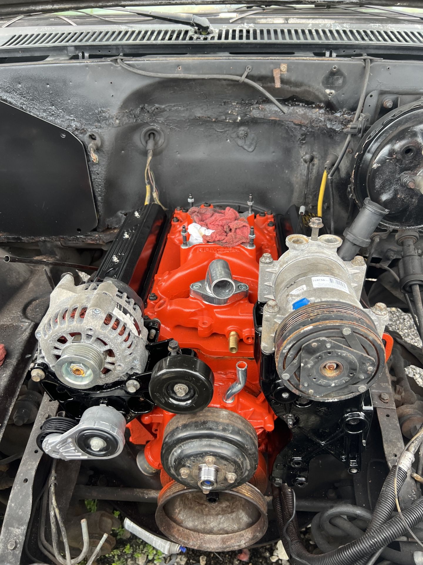 96 Vortec Small Block 350 Motor and TH350 Transmission for Sale in ...