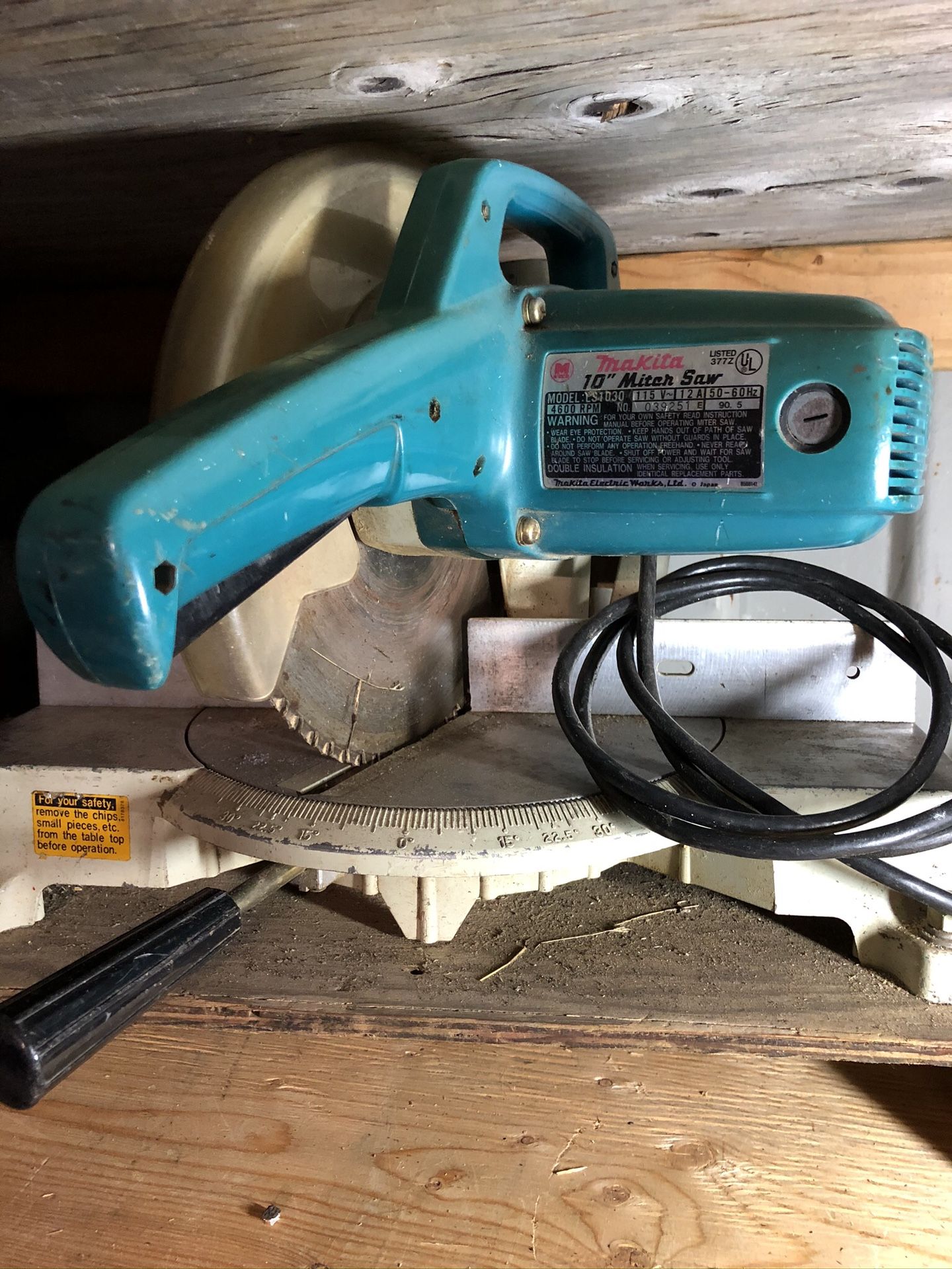 Makita 10 Inch DUAL BEVEL Compound Miter Saw LS1013 for Sale in ...