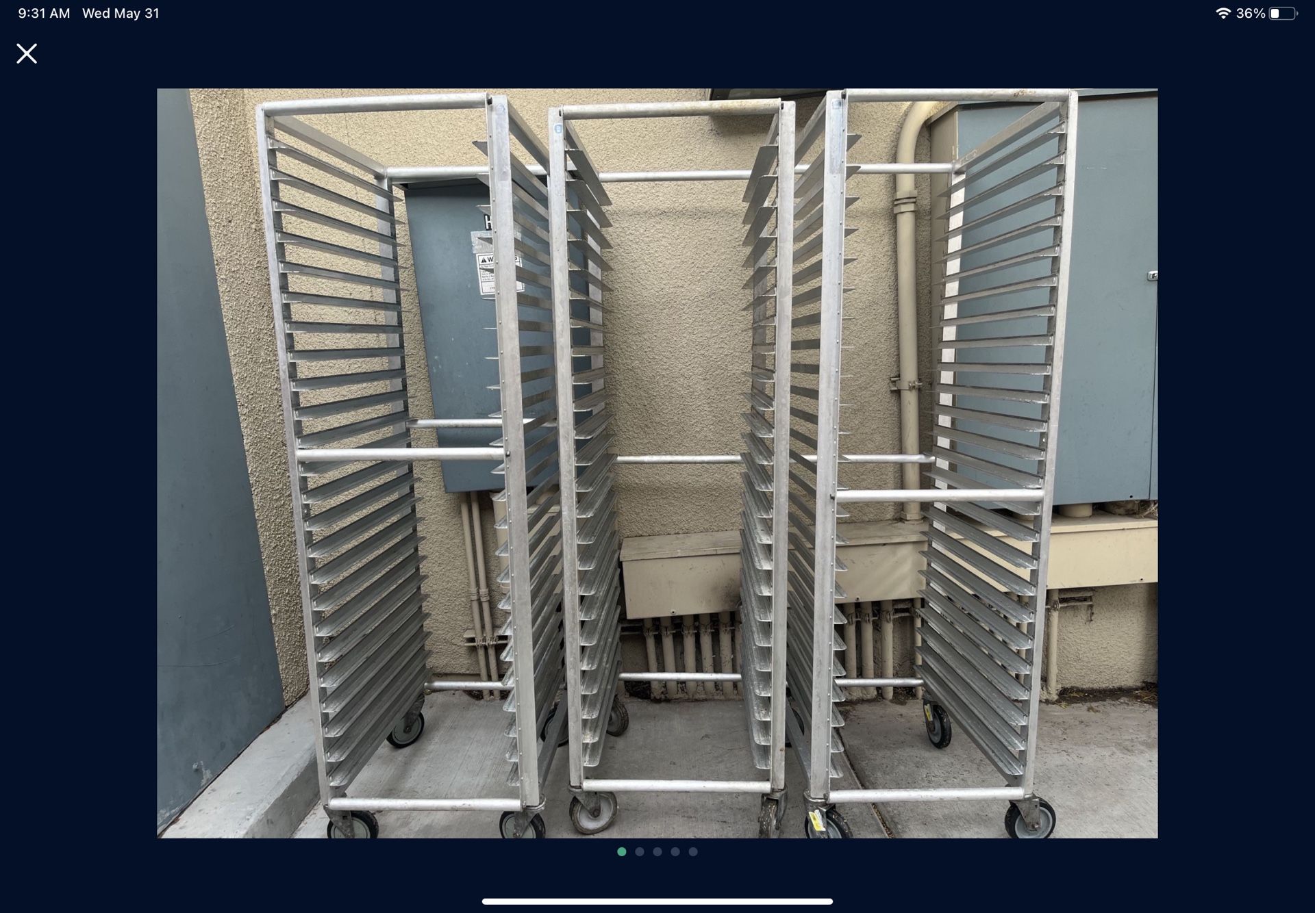 REPOST Pizza Dough Proofing Sheet Rack for Sale in Henderson, NV - OfferUp