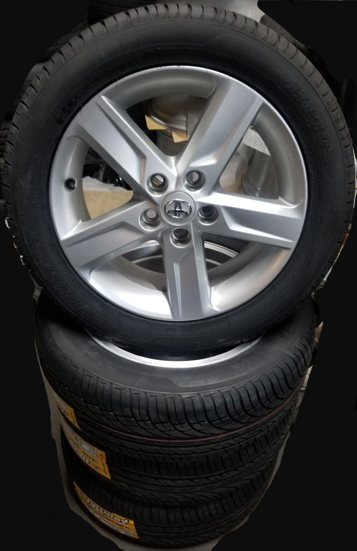 17" 2015 TOYOTA CAMRY STOCK OEM USED RIMS & NEW TIRES for Sale in ...