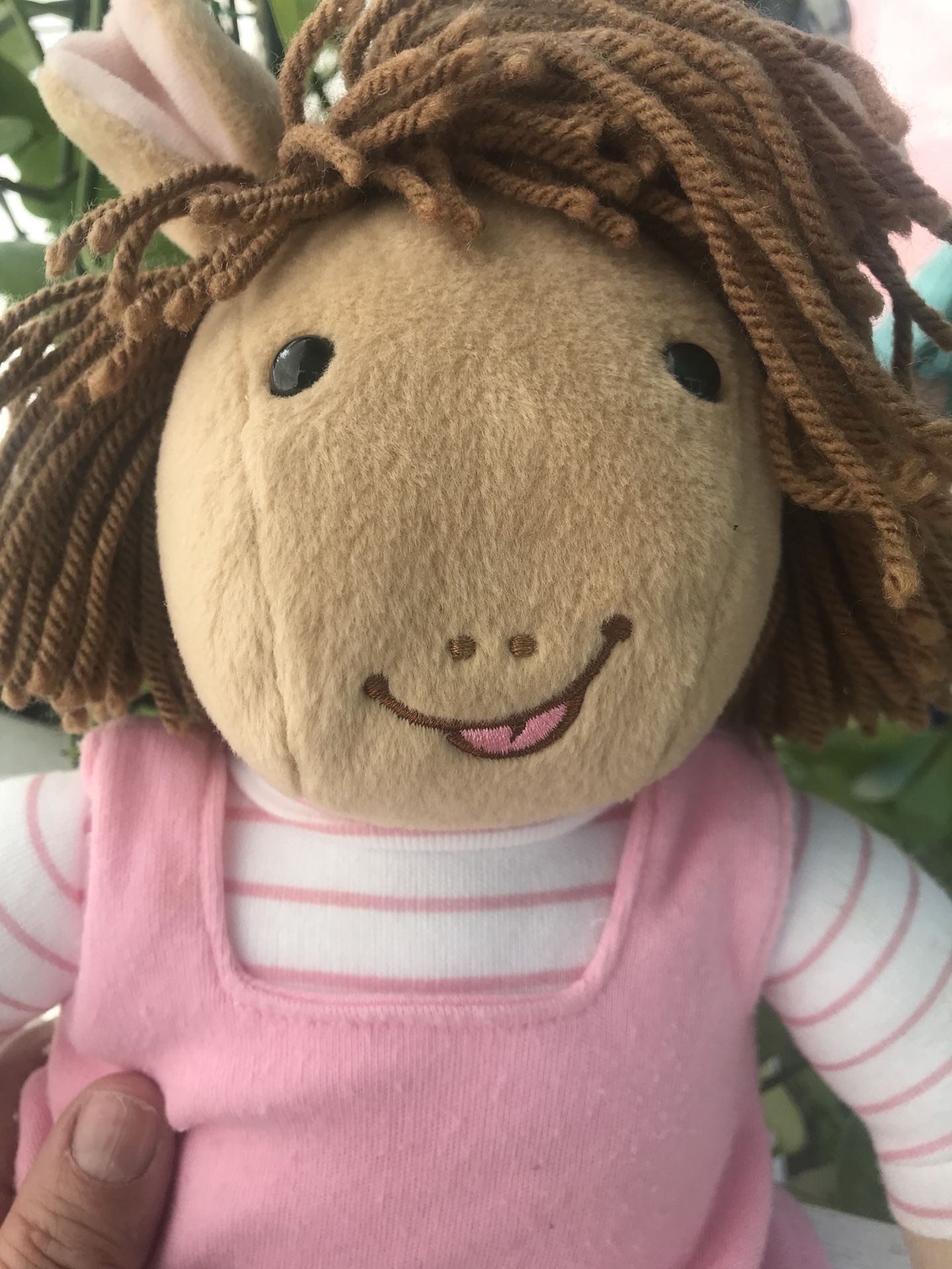 D.W. Plush Stuffed DOLL DW Arthur little SISTER Marc Brown 1994 Eden ...