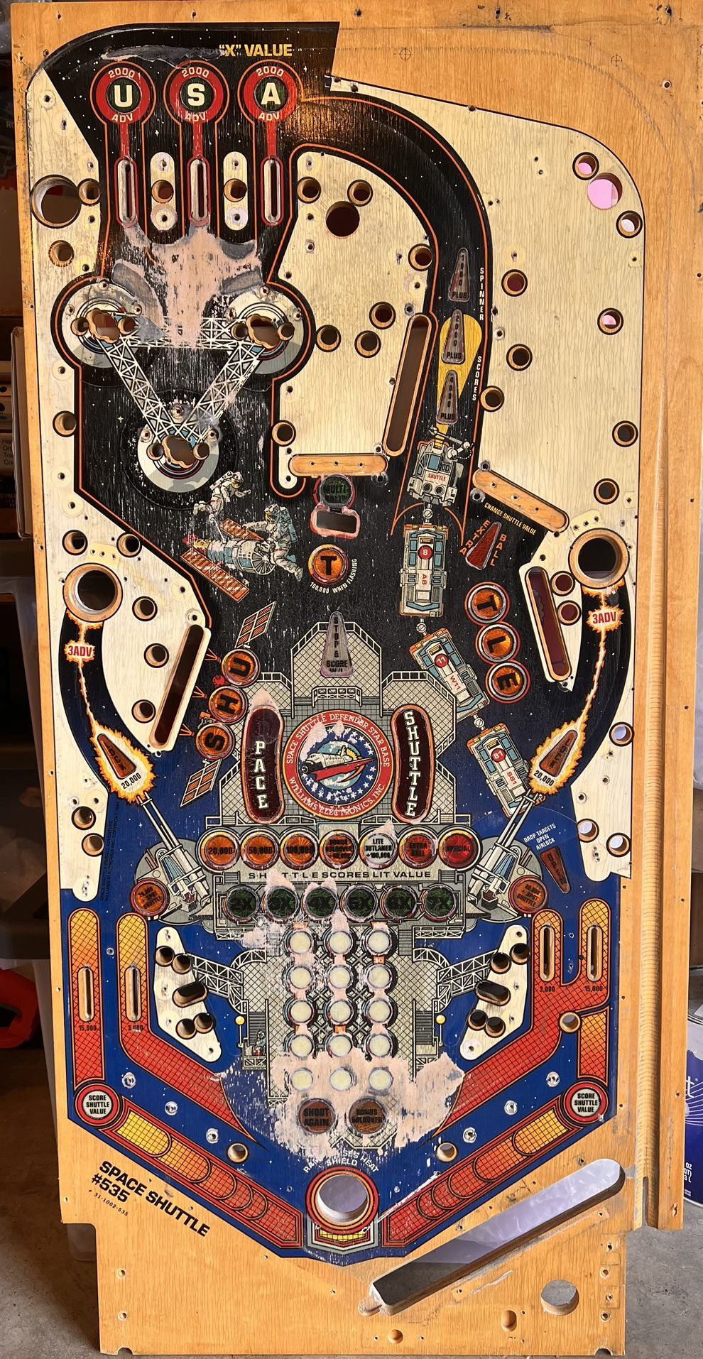 Space Shuttle Pinball Playfield for Sale in Renton, WA - OfferUp
