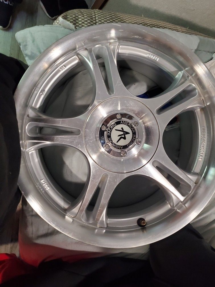 Set of 4 American racing rims 5 lug universal 16 inch for Sale in ...