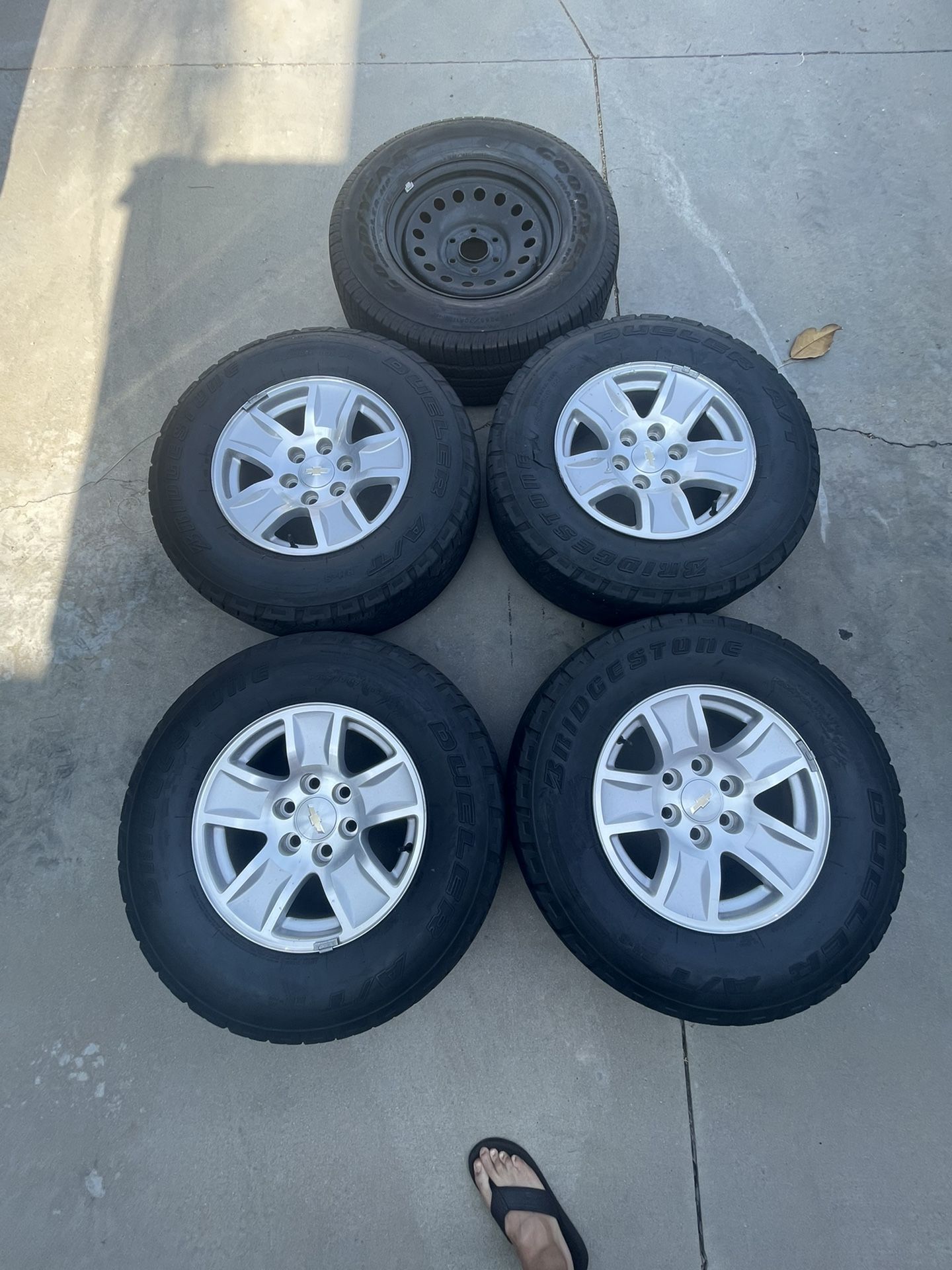 2017 Chevy Silverado Wheels For Sale for Sale in Riverside, CA - OfferUp