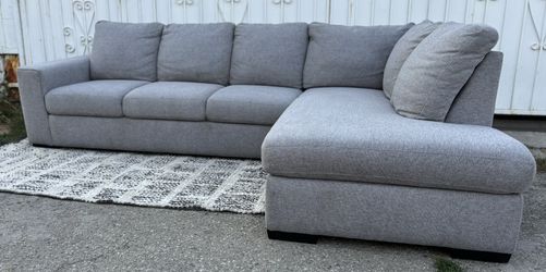 Grey Living Spaces Lucy Collection Sectional Couch Sofa L Shape for Sale in Los Angeles CA OfferUp