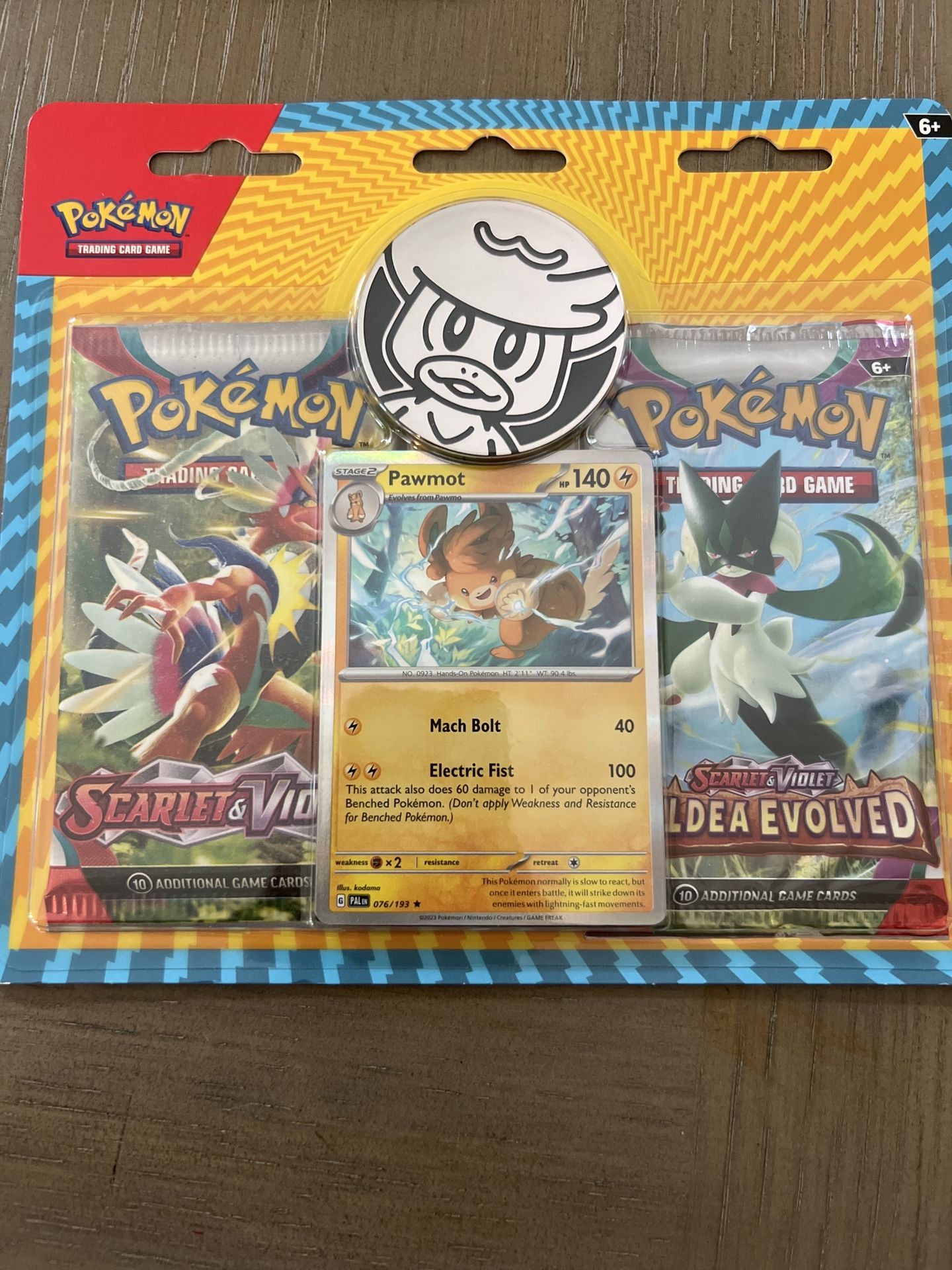 Pokémon TCG Scarlet & Violet: Paldea Evolved 2-Pack Blister – Pawmot ...