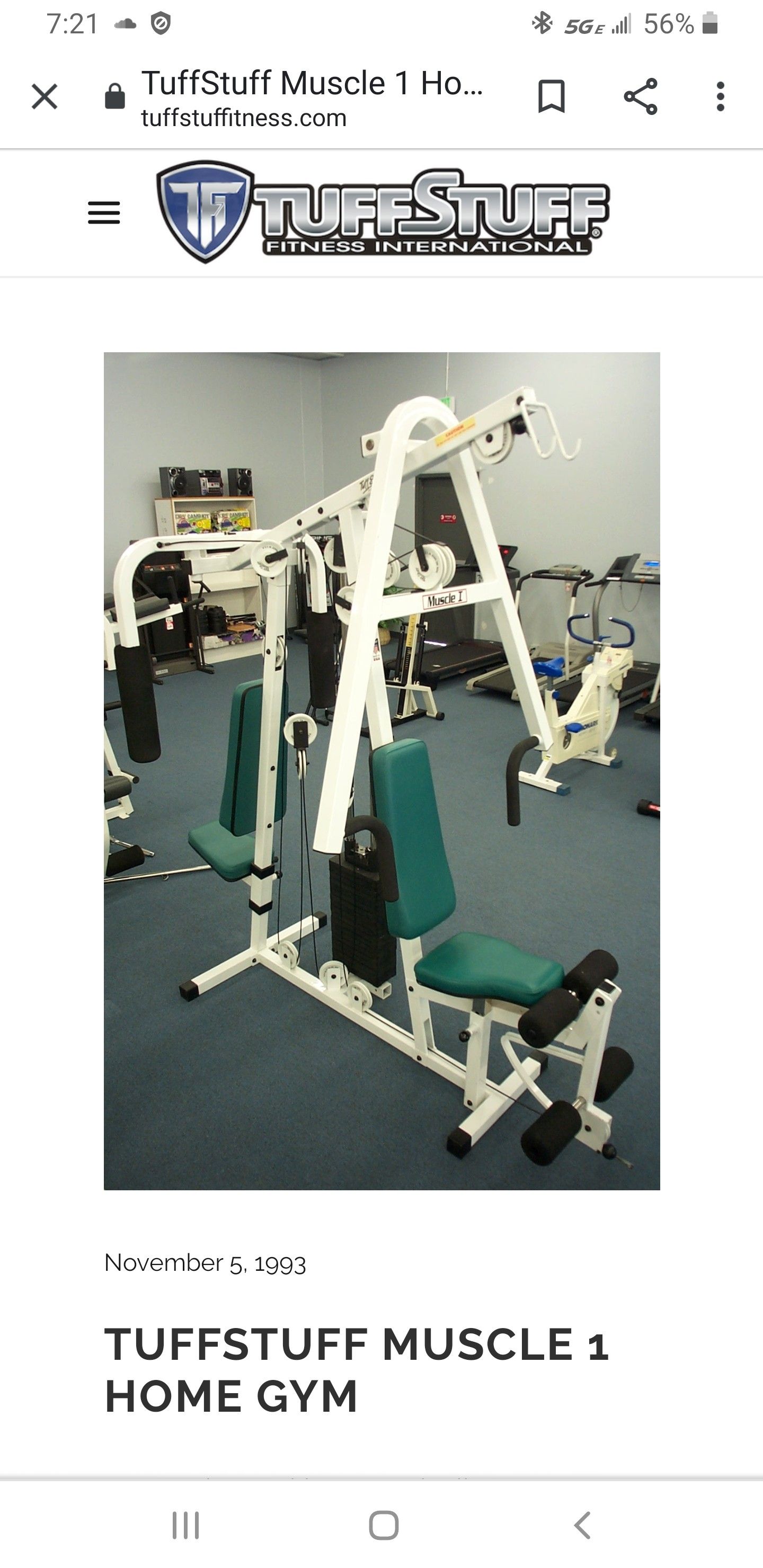 Tuff Stuff Muscle One Home Gym for Sale in Snohomish, WA - OfferUp