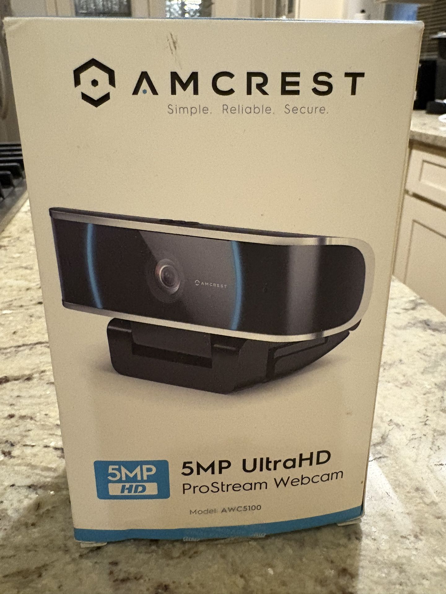Amrest 5MP UltraHD Pro stream Webcam Model AWC5100 for Sale in Chicago ...