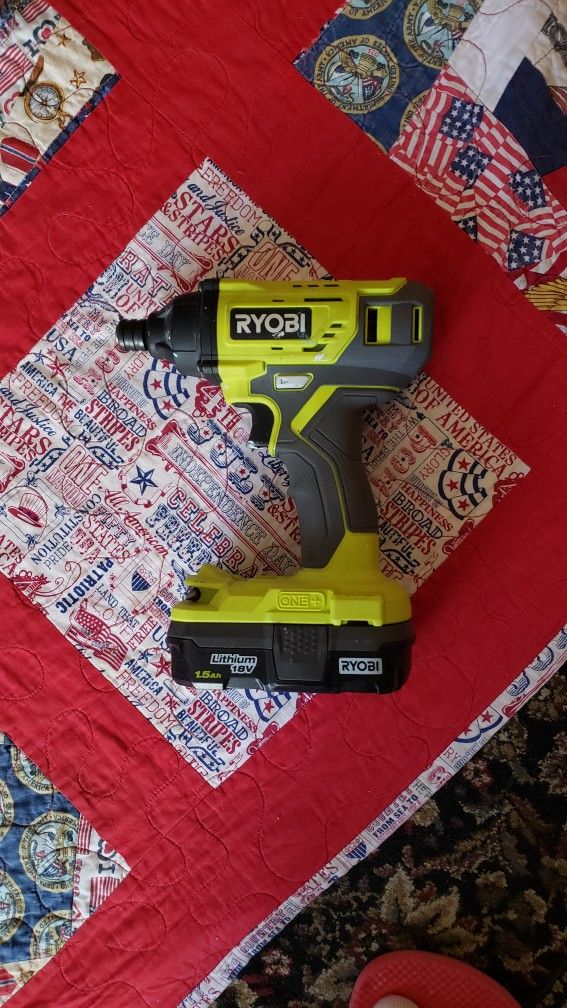 Ryobi Impact driver + 1.5ah Battery for Sale in San Diego, CA - OfferUp