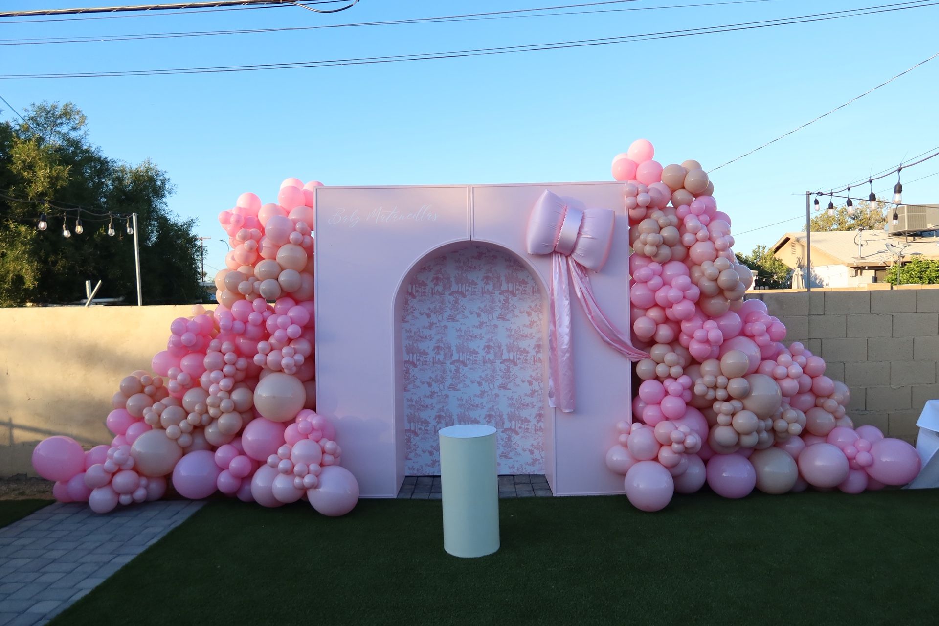 Custom 8x8x2 3D Arch Backdrop - Solid Wood Event Decor for Sale in ...