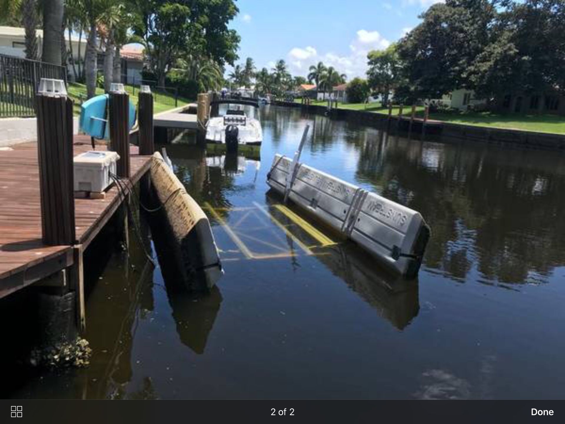 Sunstream Floating boat Lift model FL6012. Capacity 5500 lbs for Sale ...