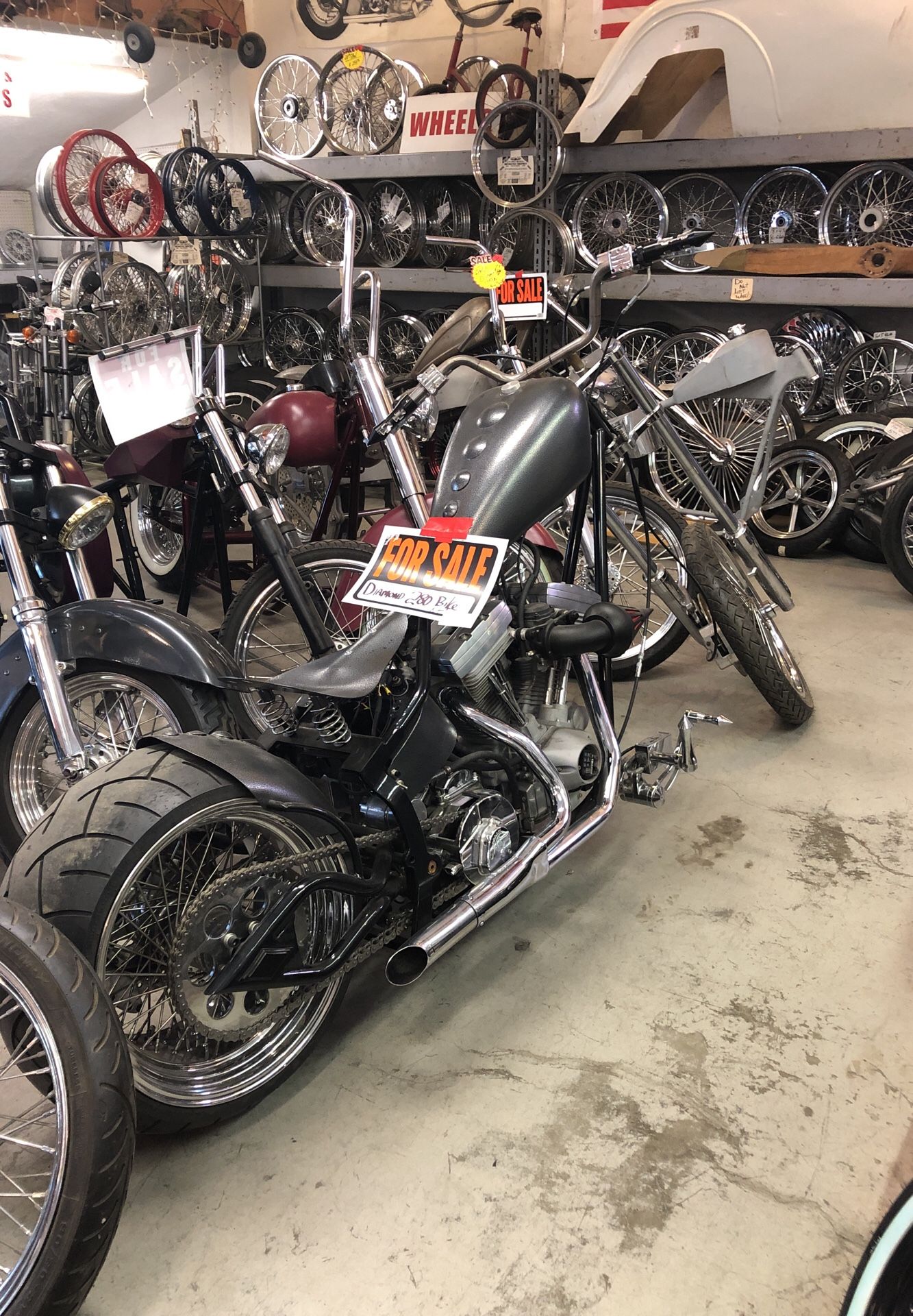 Chopper kit 280 diamond chassis softail for Sale in Riverside, CA - OfferUp