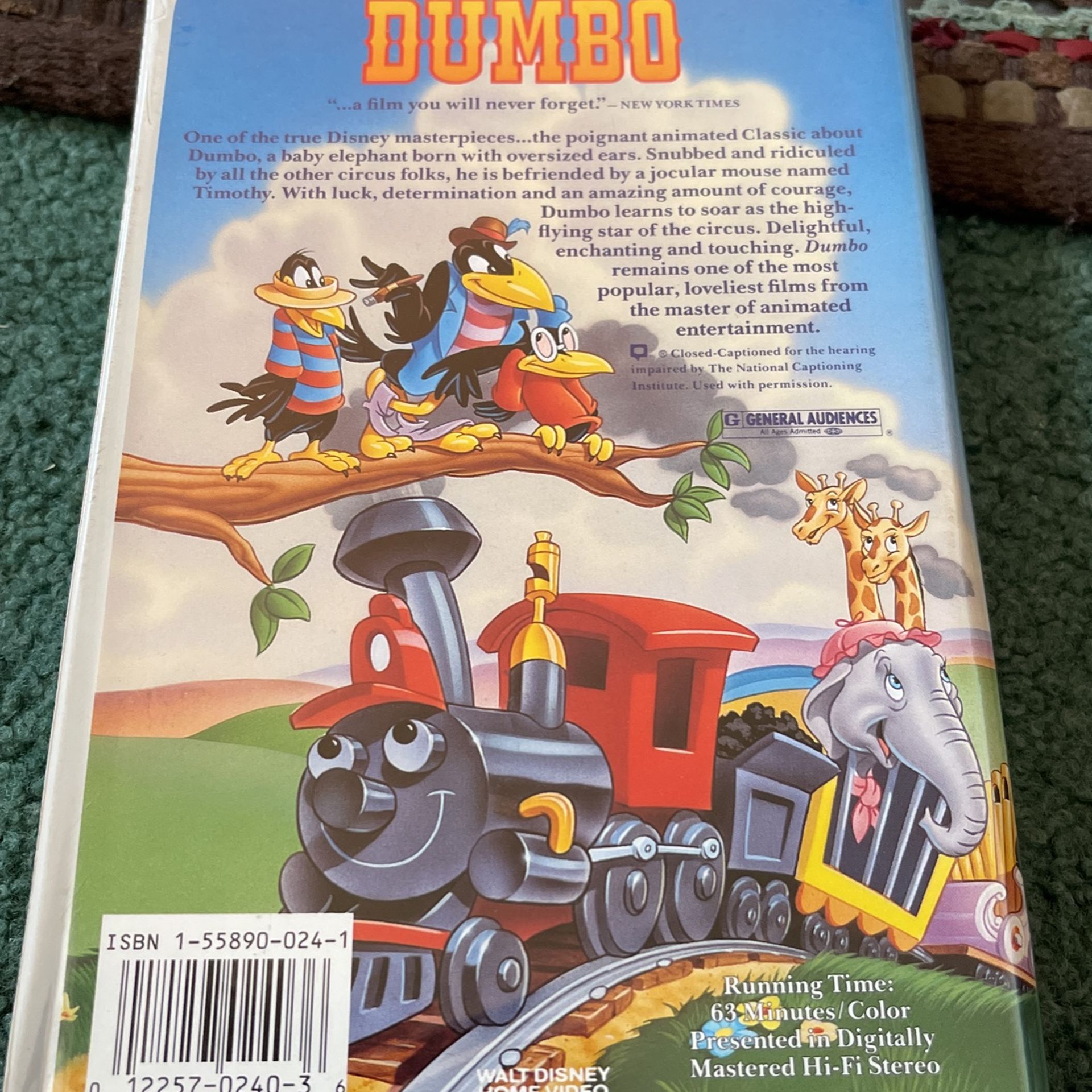 Dumbo 1991 Vhs