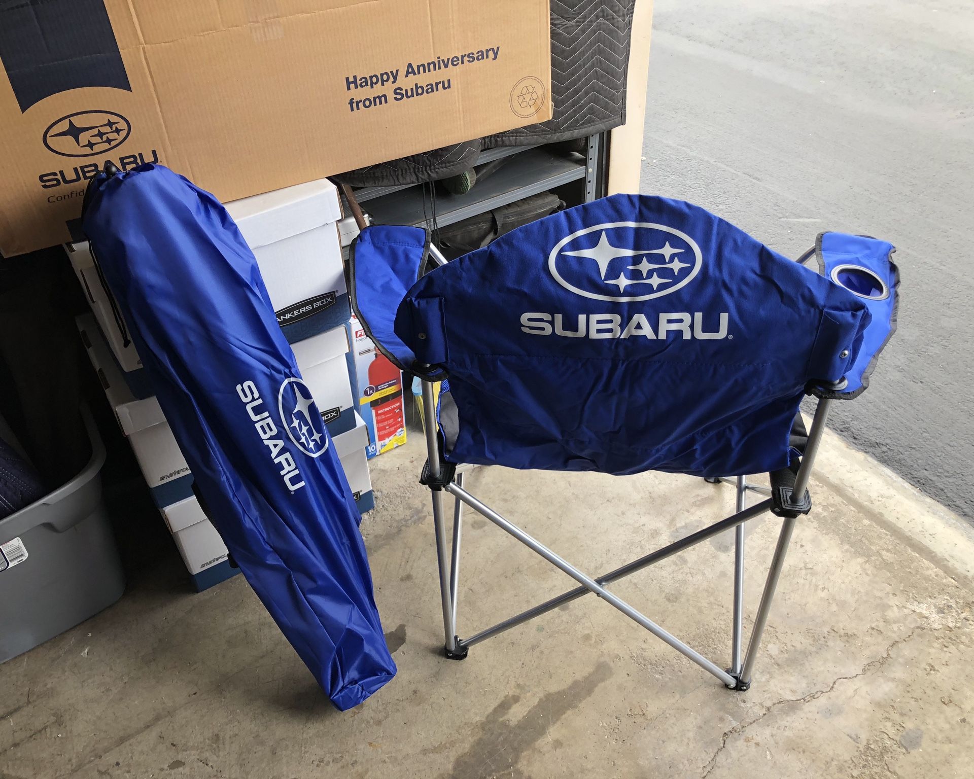Subaru Folding Chairs (set of 2) for Sale in Chula Vista, CA - OfferUp