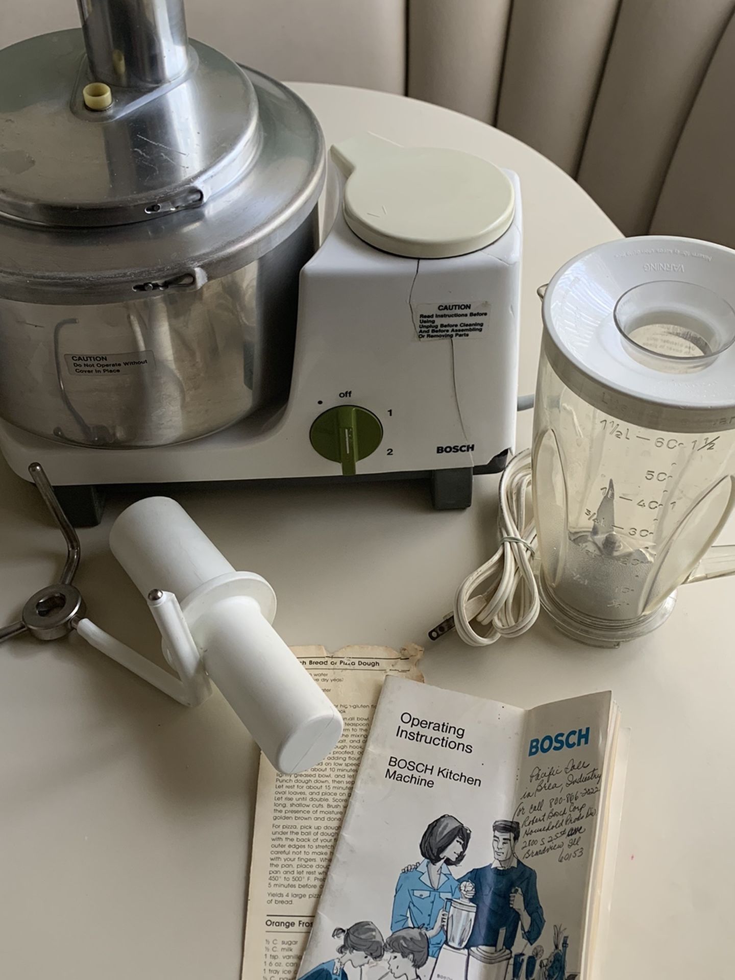 Vintage Universal Bosch Metal Mixer With Blender for Sale in Paramount ...