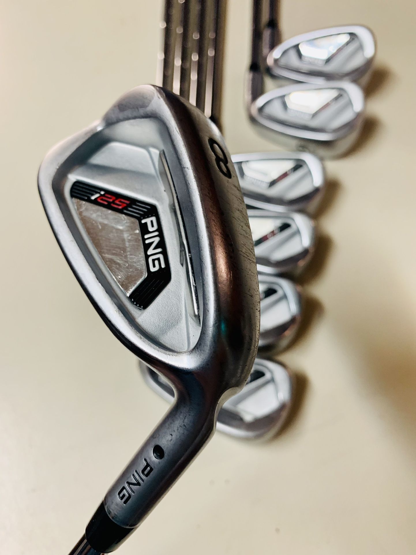 Ping i25 Iron Set 4-PW Black Dot Standard lie Ping X Flex CFS Steel ...