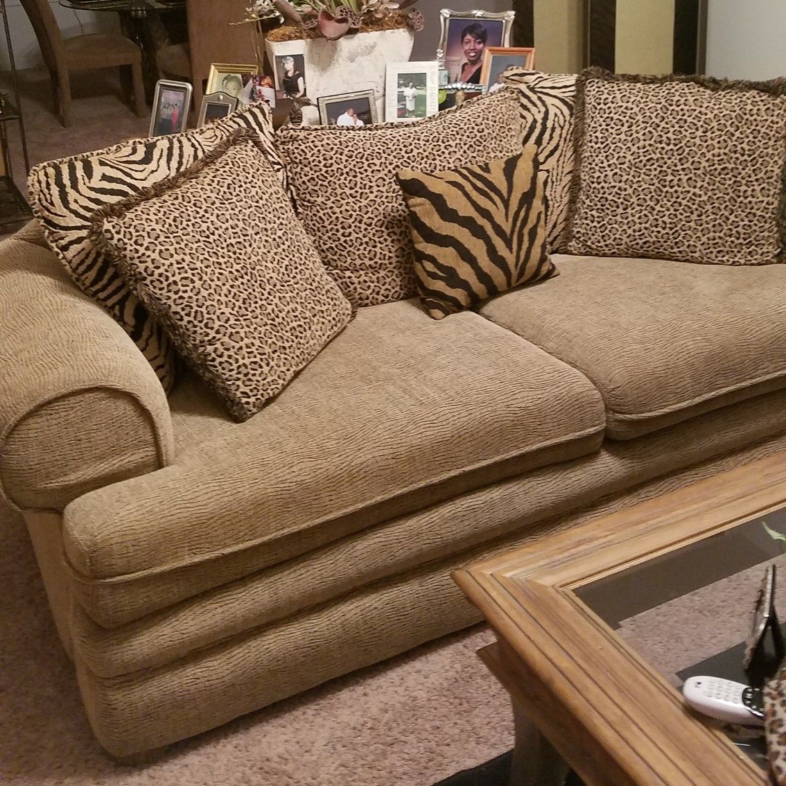 Leopard Sofa Set | Baci Living Room