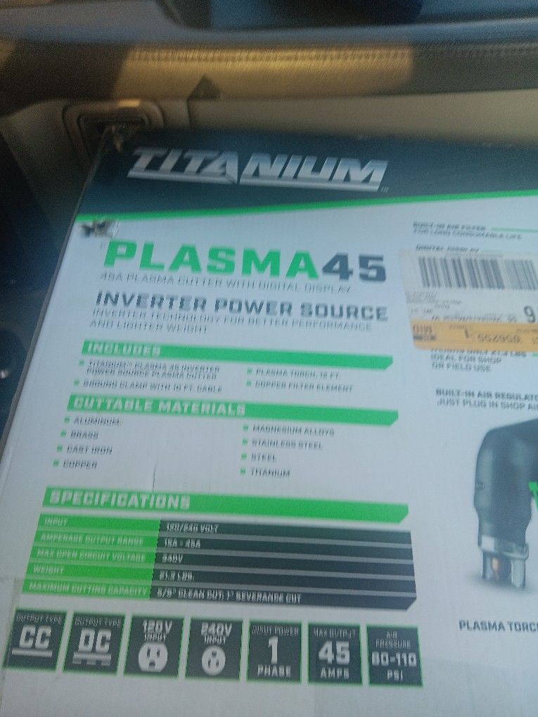 Titanium Plasma 45 for Sale in Roy, WA - OfferUp