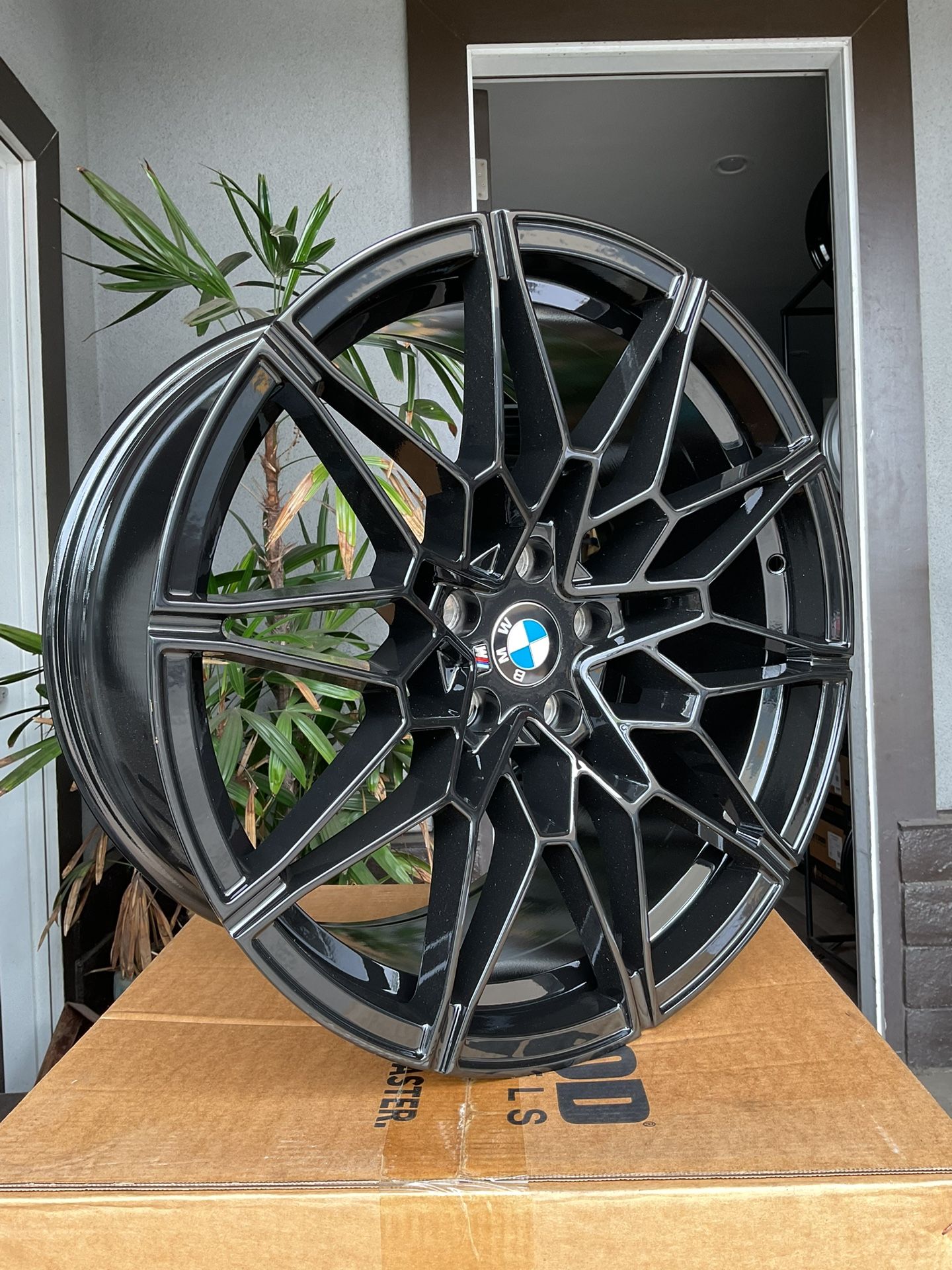 19” M Competition Wheel Set Gloss Black New Wheel Set BMW 5x112 Bolt ...