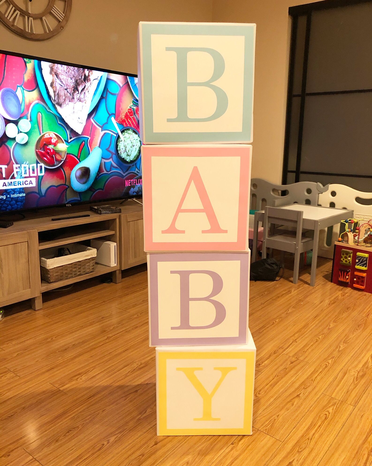 Giant Baby Blocks Decorations