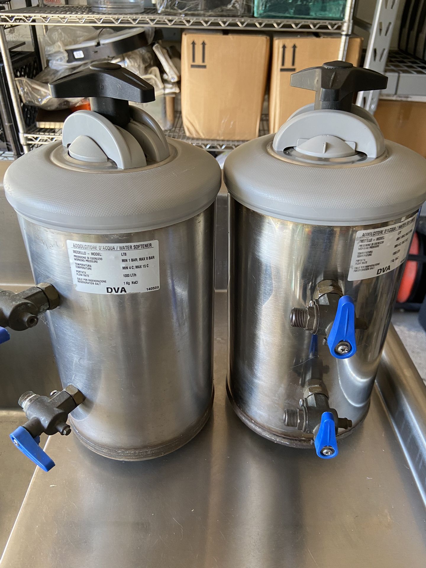2 Compact Countertop Water Softener For Espresso Coffee Machines w ...