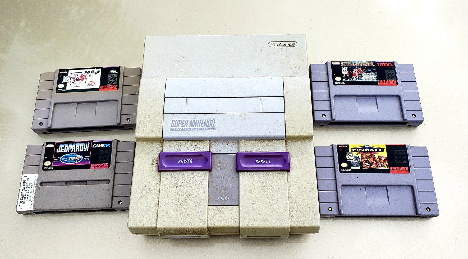 Nintendo SNES Console System + 4 games for Sale in Murrieta, CA - OfferUp