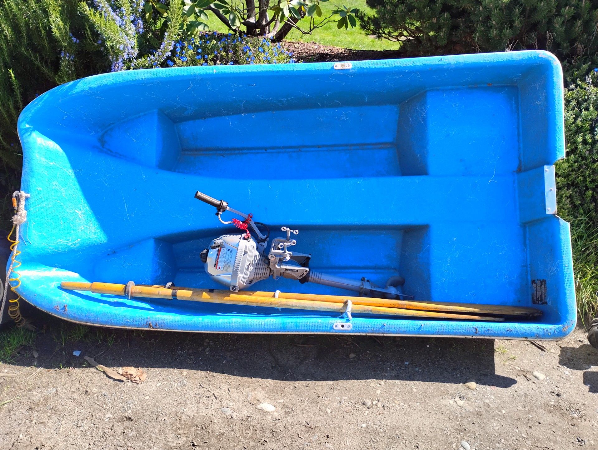 Livingston boat and honda motor for Sale in Gig Harbor, WA - OfferUp