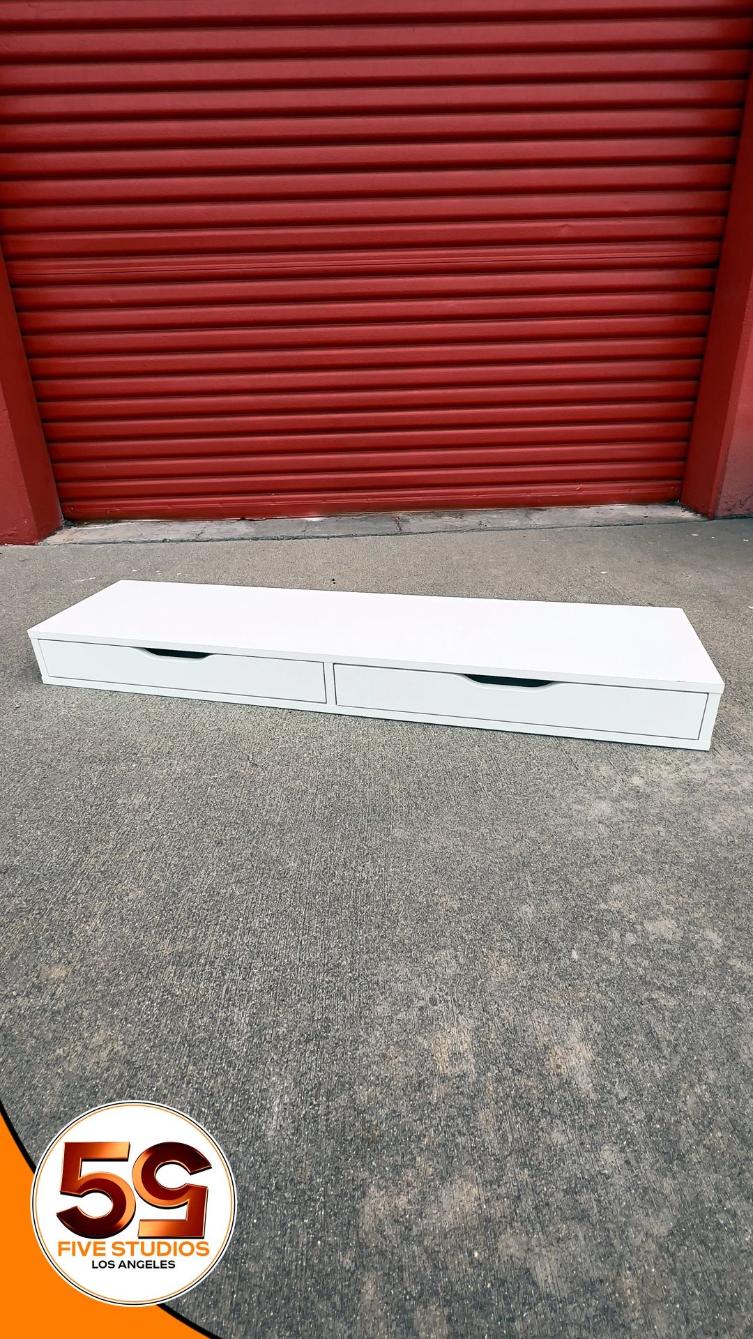 IKEA EKBY ALEX Shelf with drawers, white, 46 7/8x11 3/8 " for Sale in ...