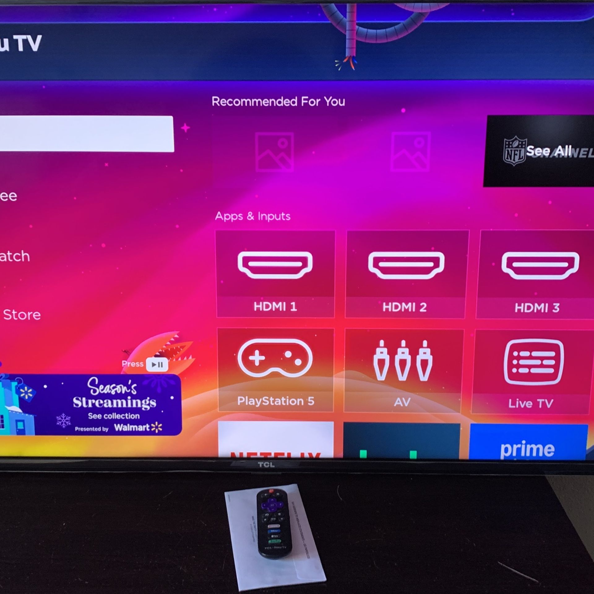 50” tcl roku tv w/remote for Sale in Riverside, CA - OfferUp