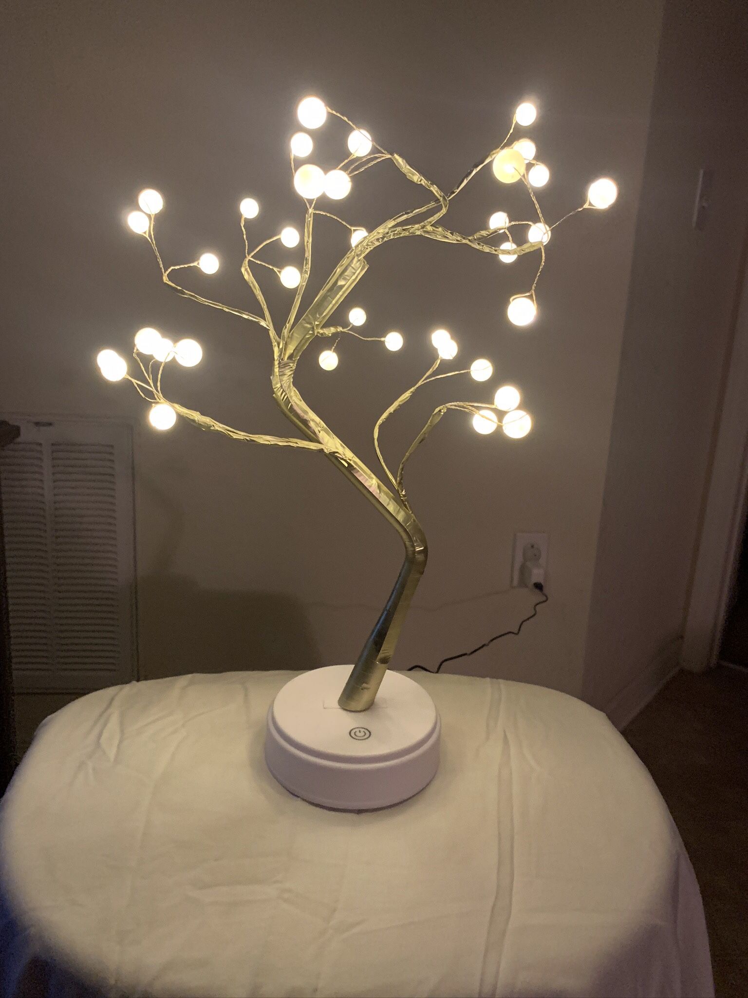 36 Pearl LED Desktop Bonsai Tree Light with Battery/USB Powered DIY ...