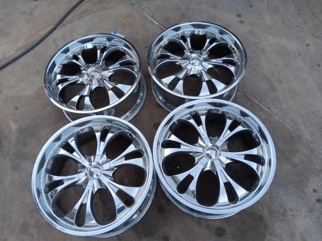 RIMS 24X9½....5 LUGS FIT JEEP GRAND CHEROKEE CHEVY SILVERADO YUKON ...