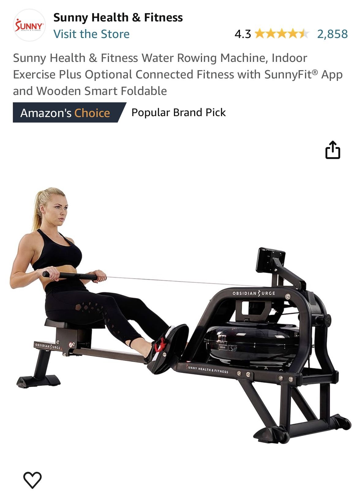 Water Rowing Machine for Sale in Bothell, WA - OfferUp