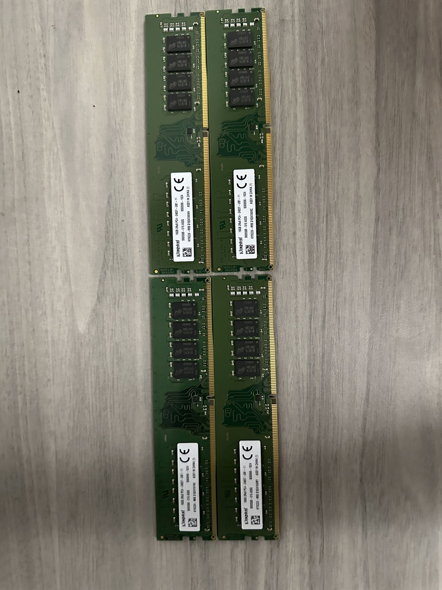 Kingston 64GB DDR4 Ram (x4 16GB Sticks) for Sale in El Cajon, CA - OfferUp