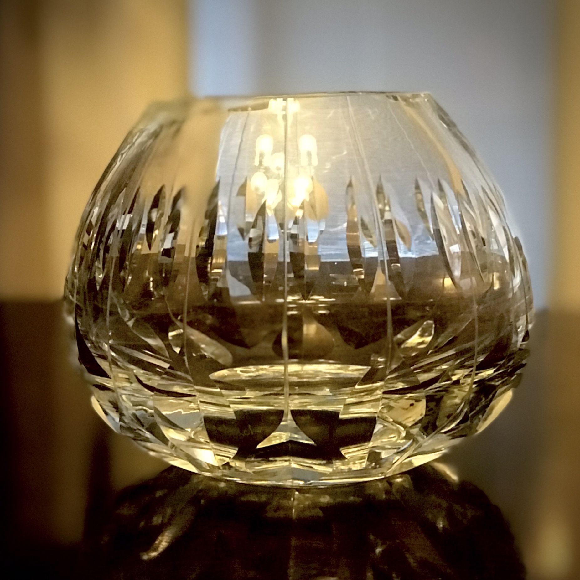 Signed Vase By Kurt Strobach Hand Cut Crystal for Sale in High Ridge ...