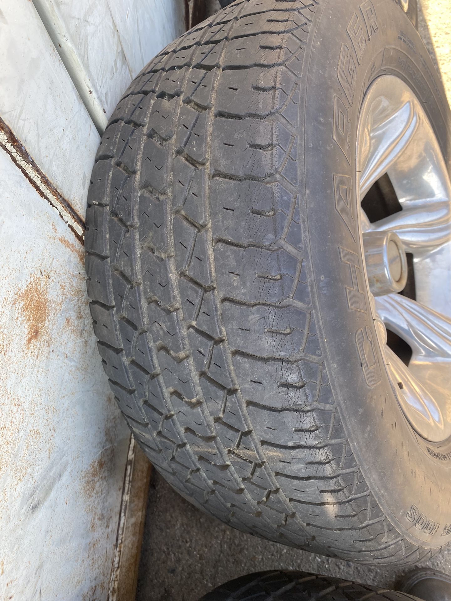 Set 15x8 Custom Polished Aftermarket Wheel, Good Condition, 5x5, Fits ...