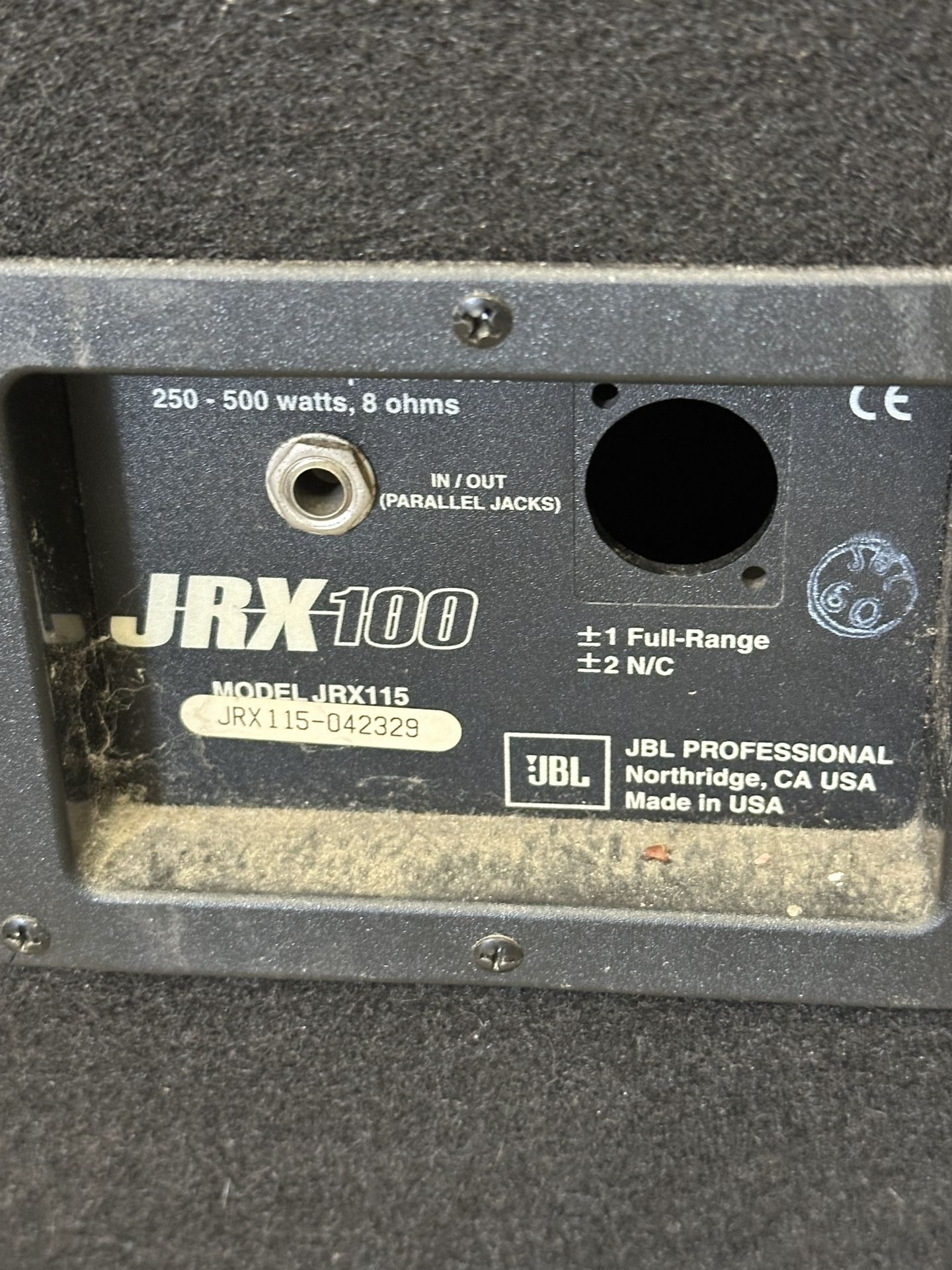 JBL JRX-115 15" Two-way, sound reinforcement Speaker for Sale in Long Beach, CA - OfferUp