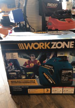 WORKZONE 2000 Watt Portable Inverter Generator Aldi YMMV, 48% OFF