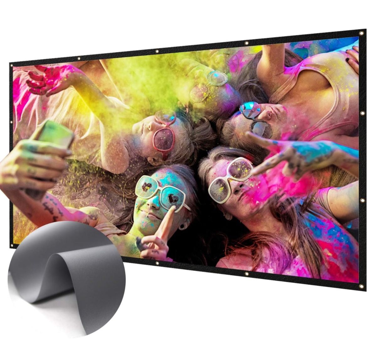 150 inch Metal Projector Screen Ambient Light Rejecting Screen for Sale ...