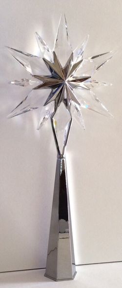 Swarovski Crystal Rockefeller Center Christmas Tree Topper Shining Star ...