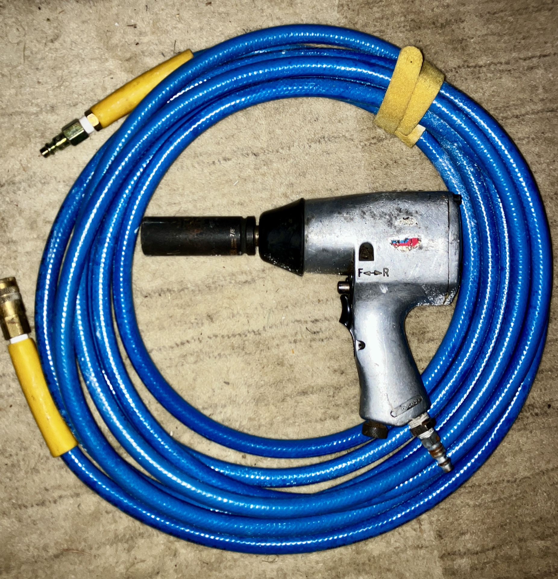 Lot Of 4 “Air Impact Wrench, Air Hose, & 2 Sockets 7/8” & 1-1/16” for Sale in Louisville, KY ...