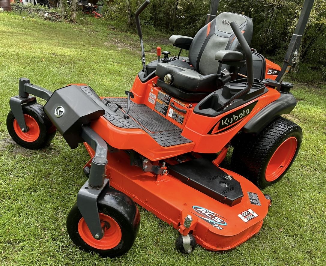 72" Kubota ZD1211 Diesel Zero Turn Mower for Sale in Splendora, TX ...