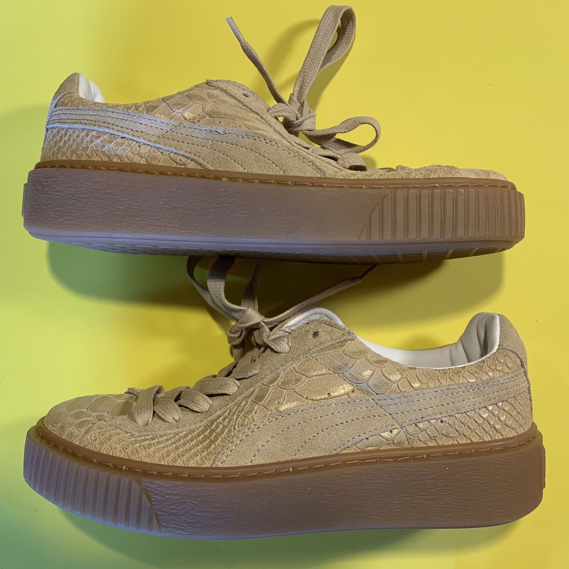 Puma dragon skin platform shoes !! Size women’s 6.5! for Sale in ...