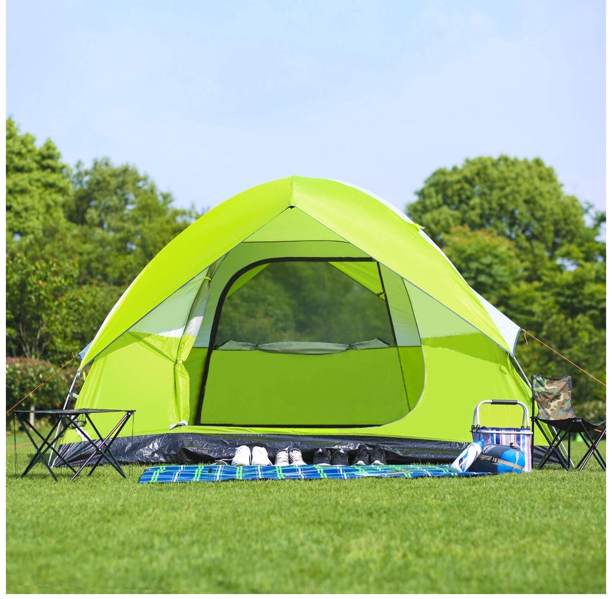 HOMESTAR Star Home 6 Person Tents for Camping Waterproof Outdoor ...