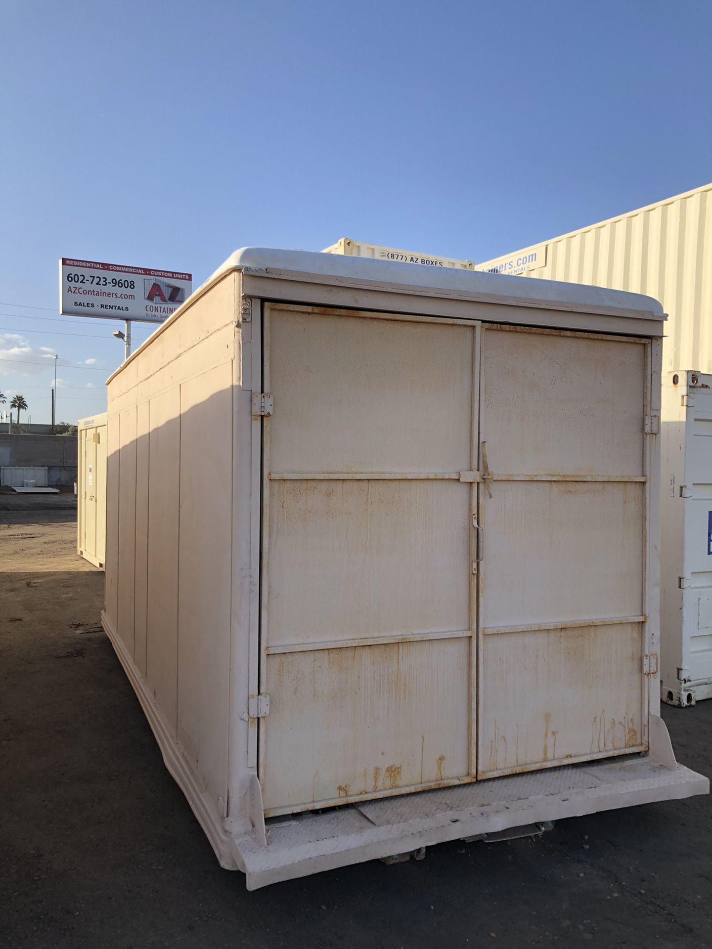 LOCAL! CHEAP! 8x18 truck box storage container tuff shed cargo connex ...