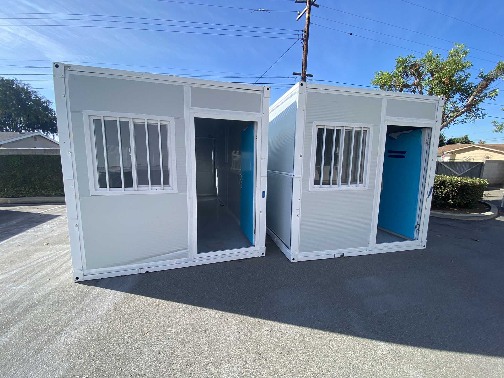 8x20 INSULATED PRE-FAB FOLDABLE STORAGE CONTAINER! for Sale in Pomona ...