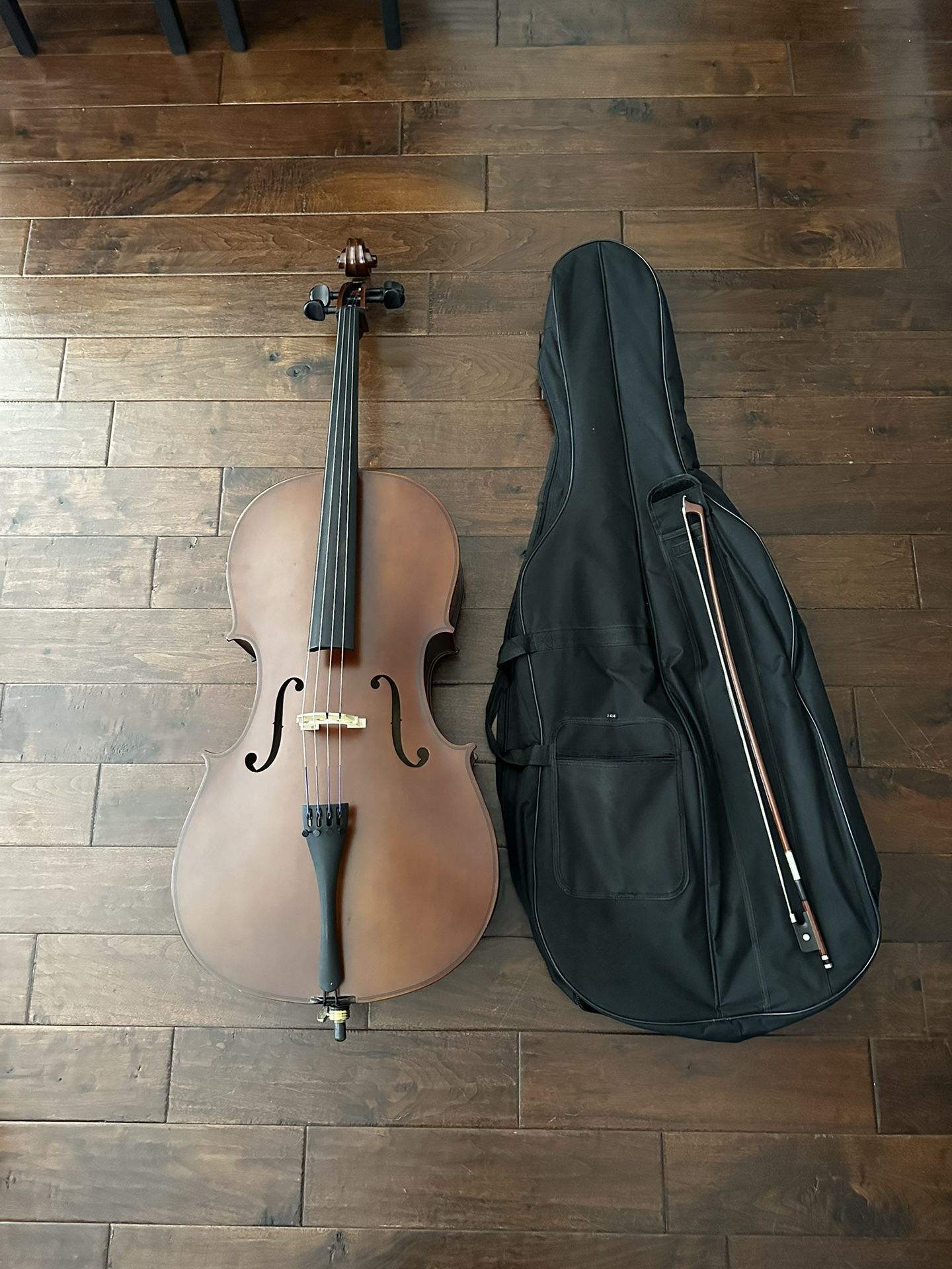 4/4 Classical Strings VC70 Cello With Bow And Sheet Music for Sale in ...